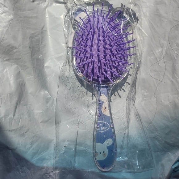 no brand | Hair | Purple Bear Brush With Sparkles That Move | Poshmark